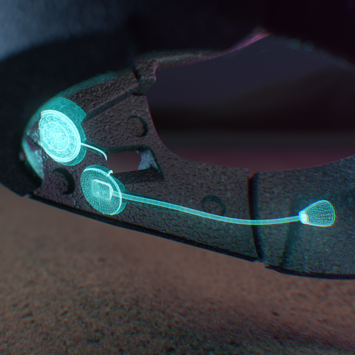 Stage One SD Forced Air Helmet W/ Integrated Rugged STX Comms ...